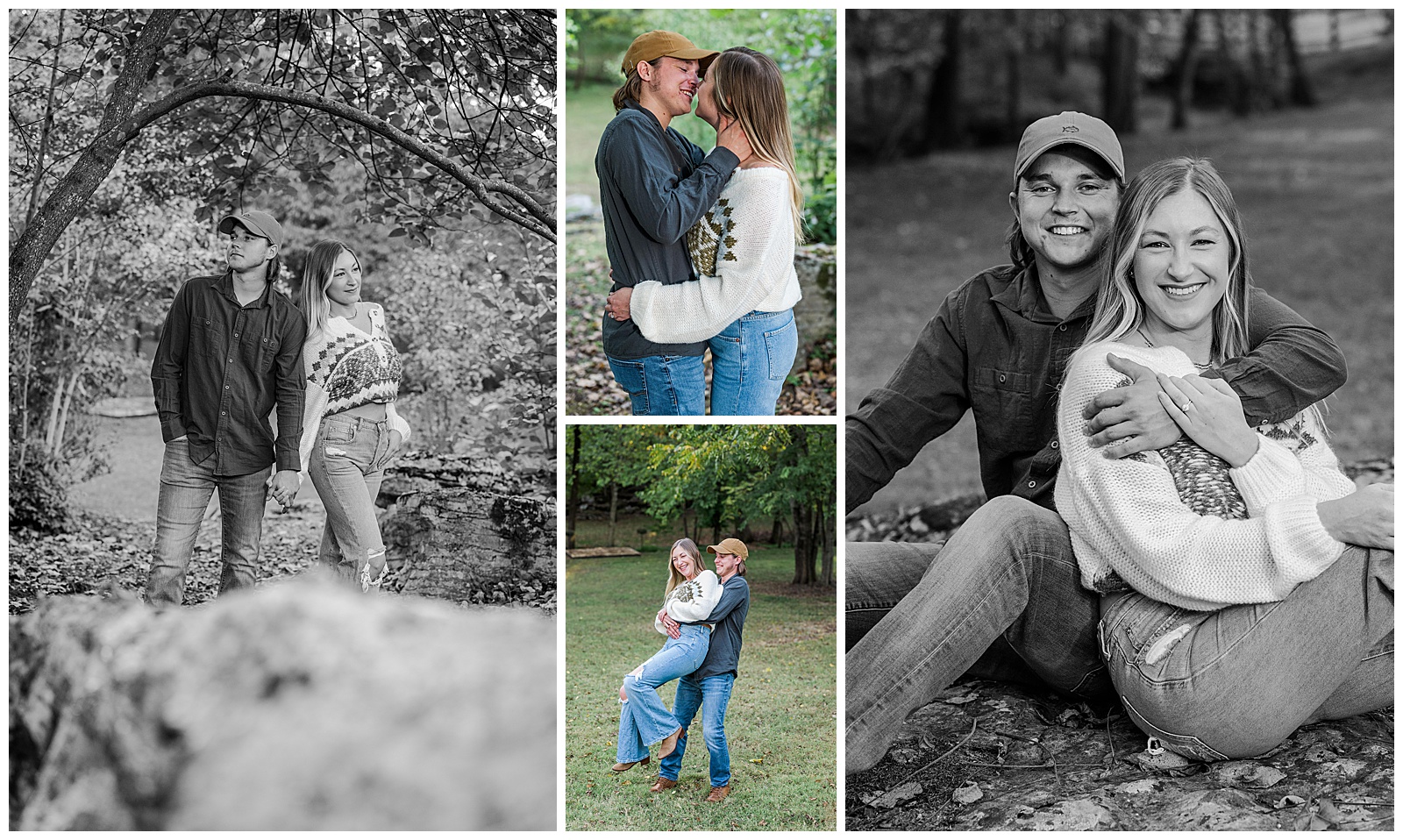 Compton Caves Fall Engagement Session
